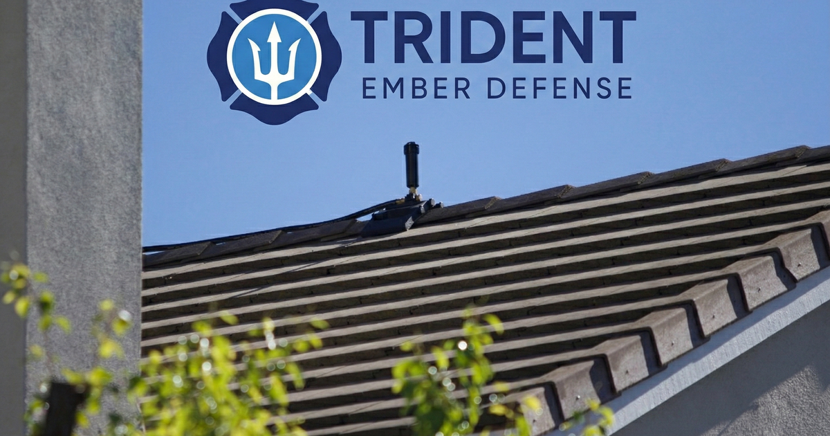 Wildfire Sprinkler Systems for Homes | Trident Ember Defense